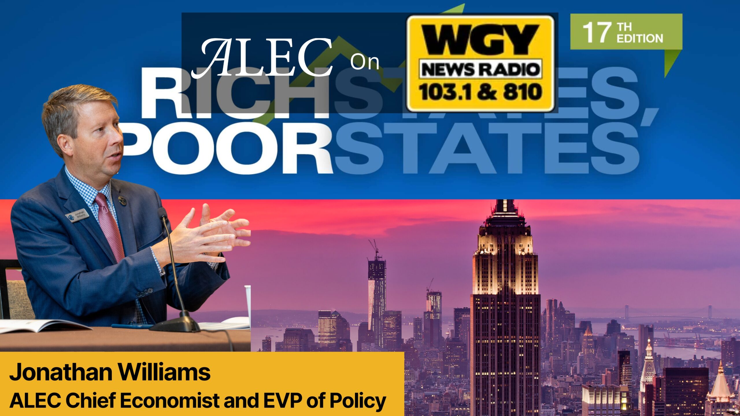 New York's Economic Outlook: Jonathan Williams on WGY Morning Radio ...